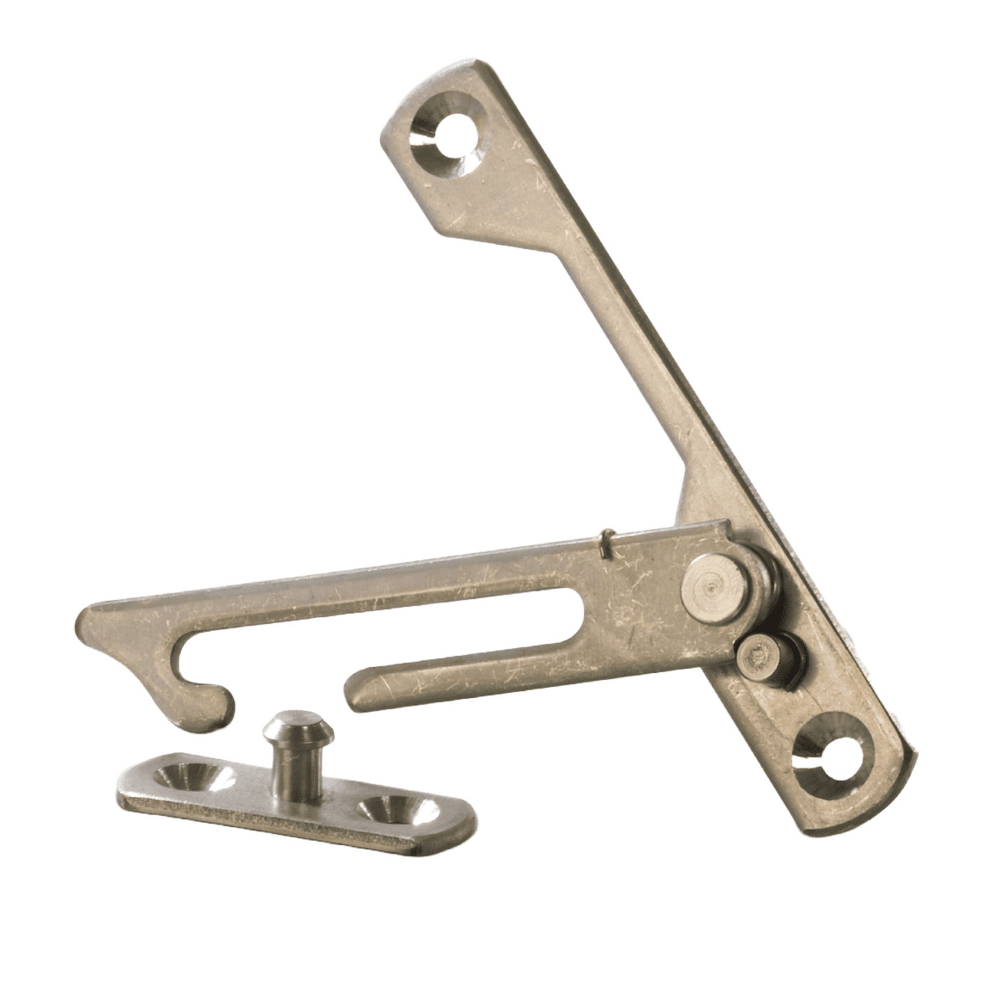 Stainless Steel Casement Restrictor Stay | 14.5 Stud Right-Hand