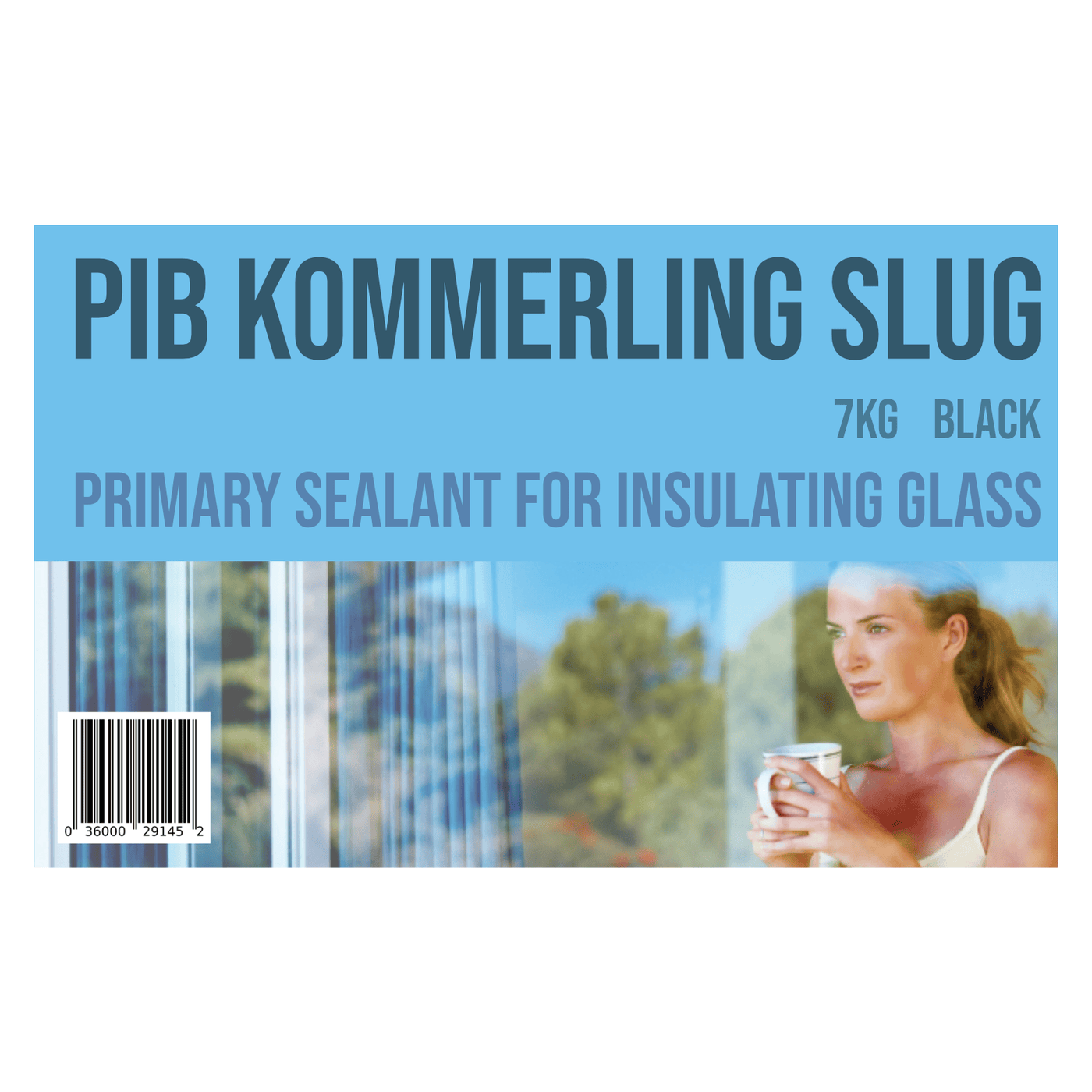 Kommerling PIB Hot-Melt Sealant Slug 7kg | Primary IG Unit Sealer